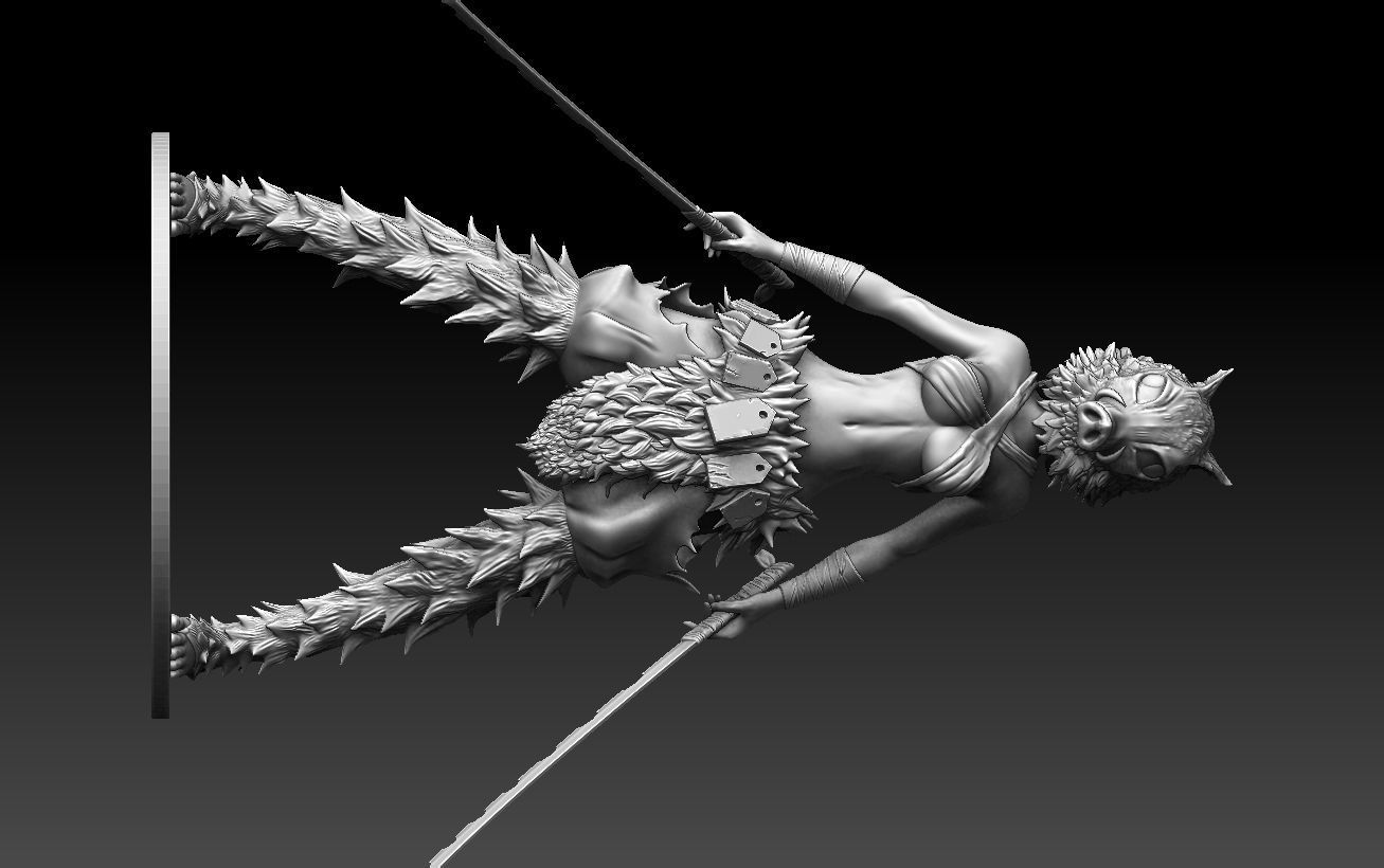 Demon Slayer Inosuke 3D modeling print files 3D model 3D printable ...
