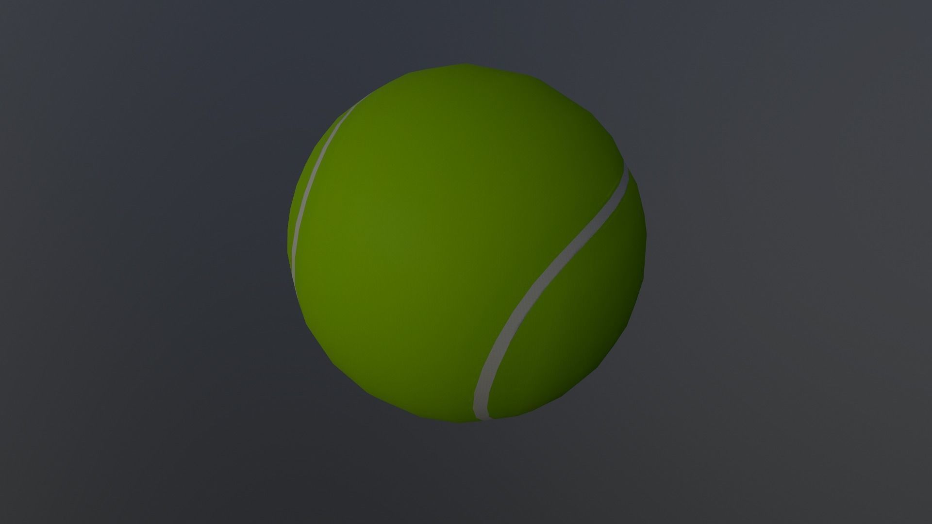 Low Poly Tennis Ball free VR / AR / low-poly 3D model | CGTrader