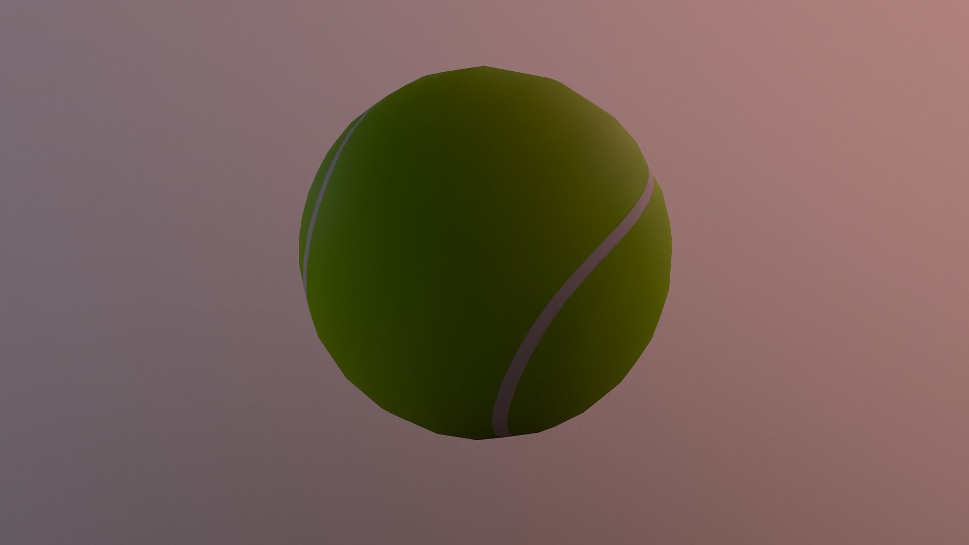 Low Poly Tennis Ball free VR / AR / low-poly 3D model | CGTrader