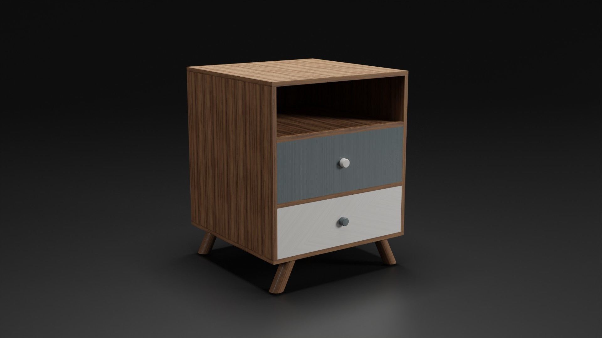 Bedside Drawer 3D model | CGTrader