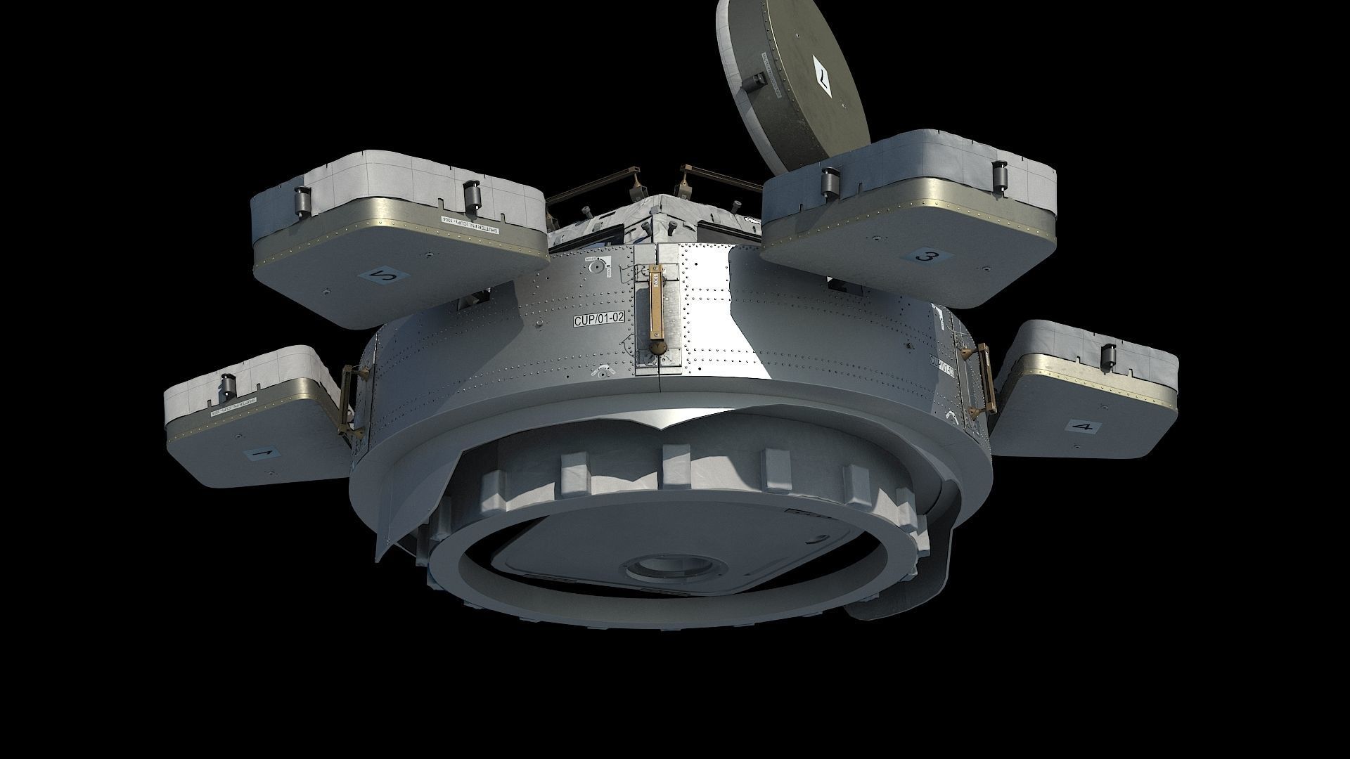 High quality 3D model Cupola ISS module 3D model | CGTrader
