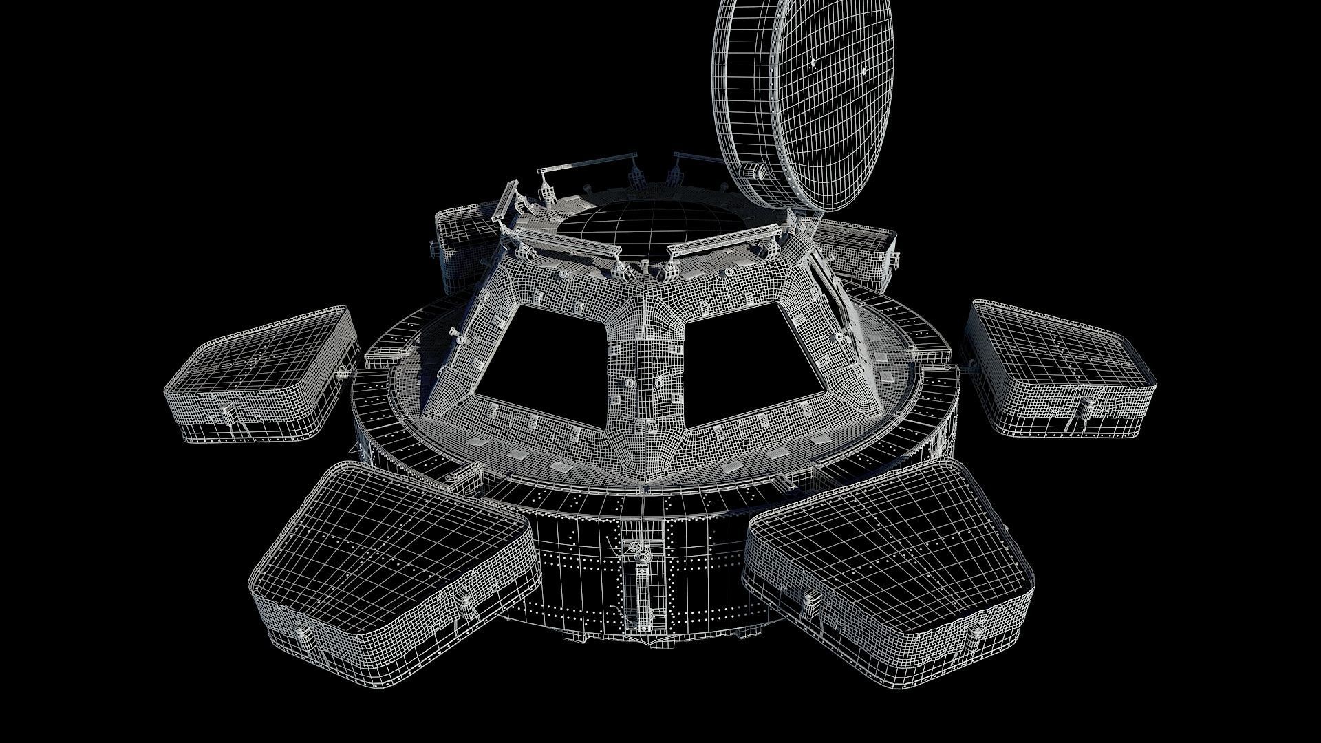 High quality 3D model Cupola ISS module 3D model | CGTrader