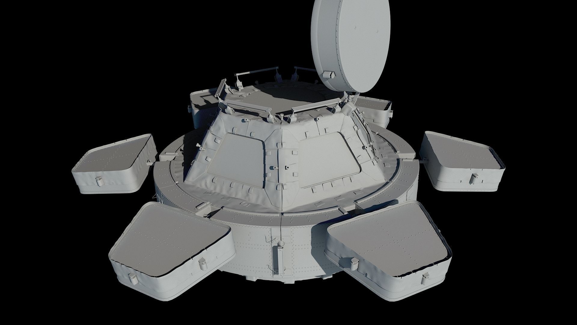 High quality 3D model Cupola ISS module 3D model | CGTrader