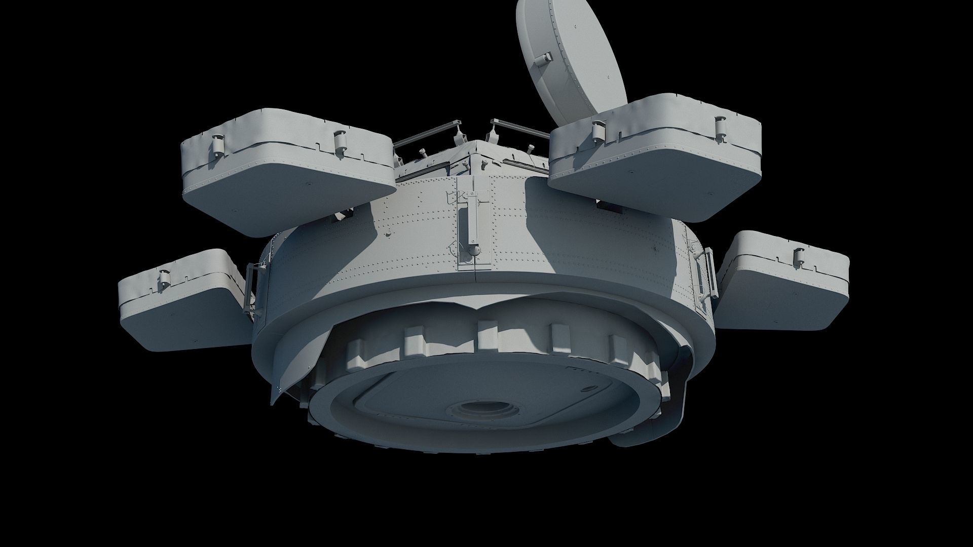 High quality 3D model Cupola ISS module 3D model | CGTrader