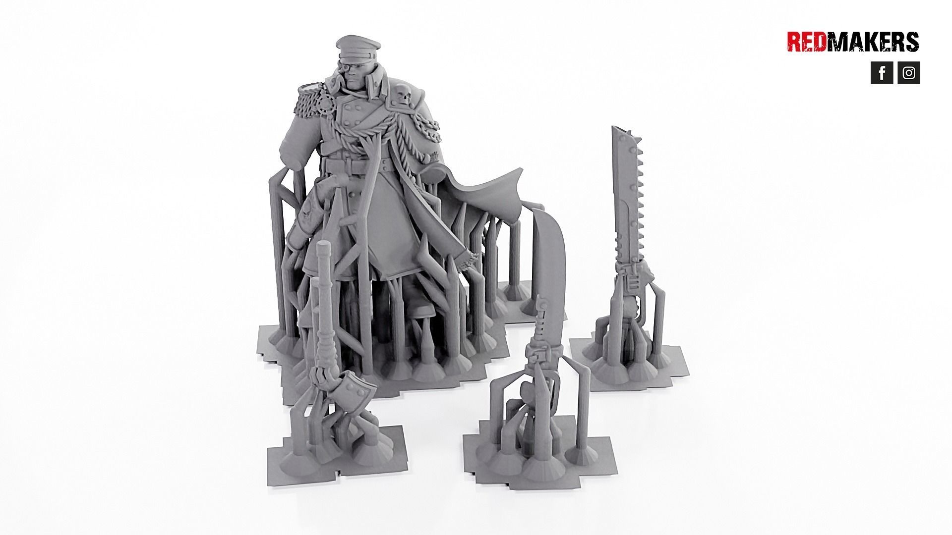 Lord General of the Imperial Force free 3D model 3D printable | CGTrader
