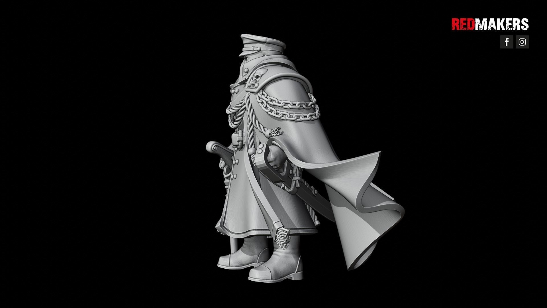 Lord General of the Imperial Force free 3D model 3D printable | CGTrader