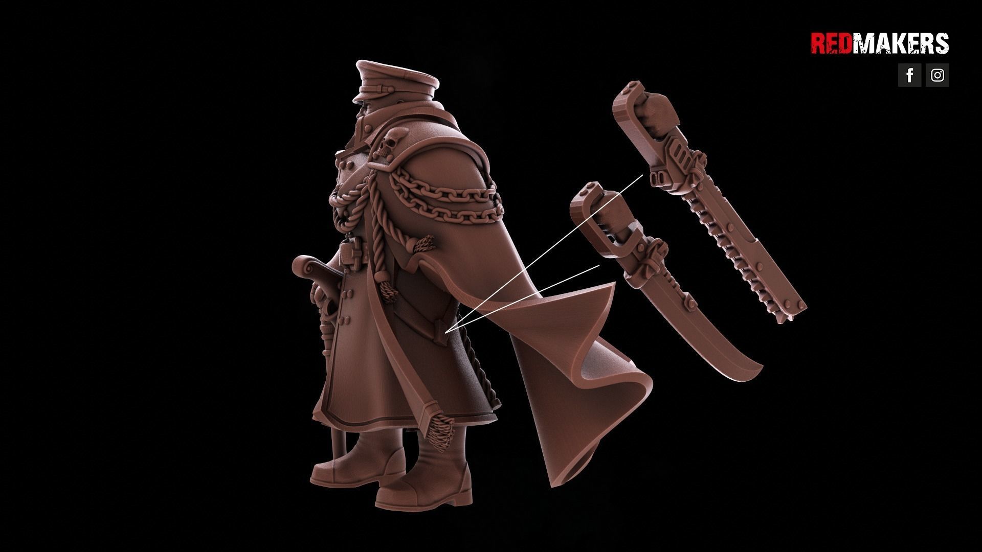 Lord General of the Imperial Force free 3D model 3D printable | CGTrader