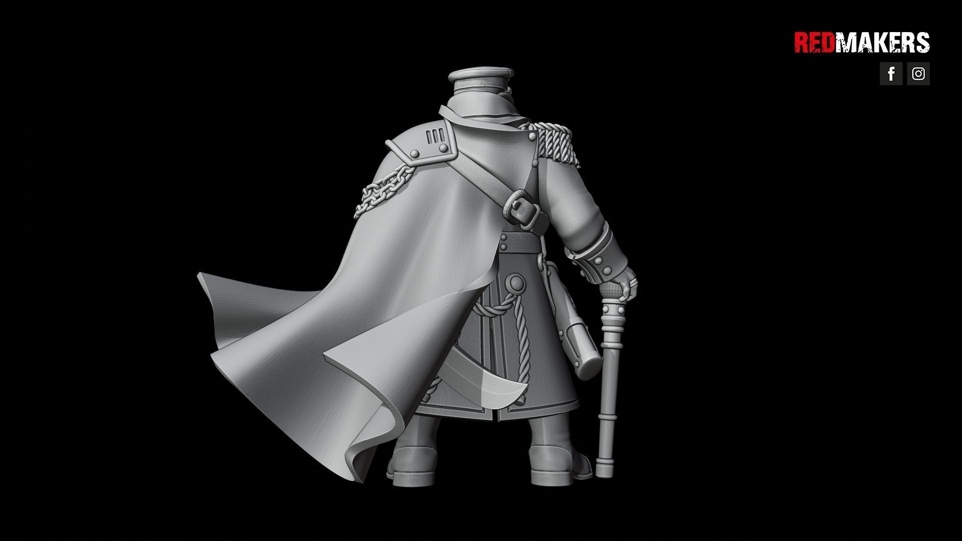 Lord General of the Imperial Force free 3D model 3D printable | CGTrader