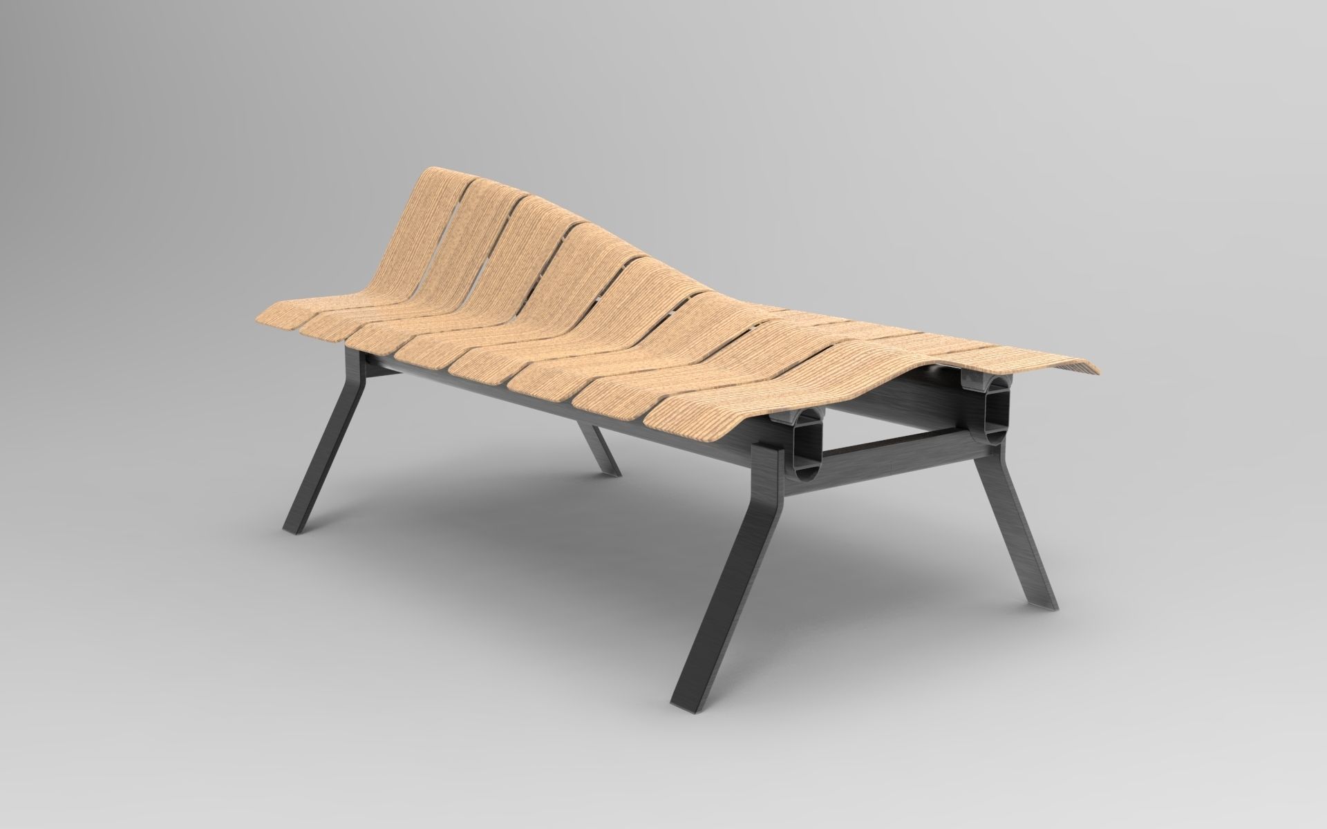 3D model Rise Bench VR / AR / low-poly | CGTrader