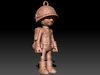 American soldier ww2 keychain 3D model 3D printable | CGTrader