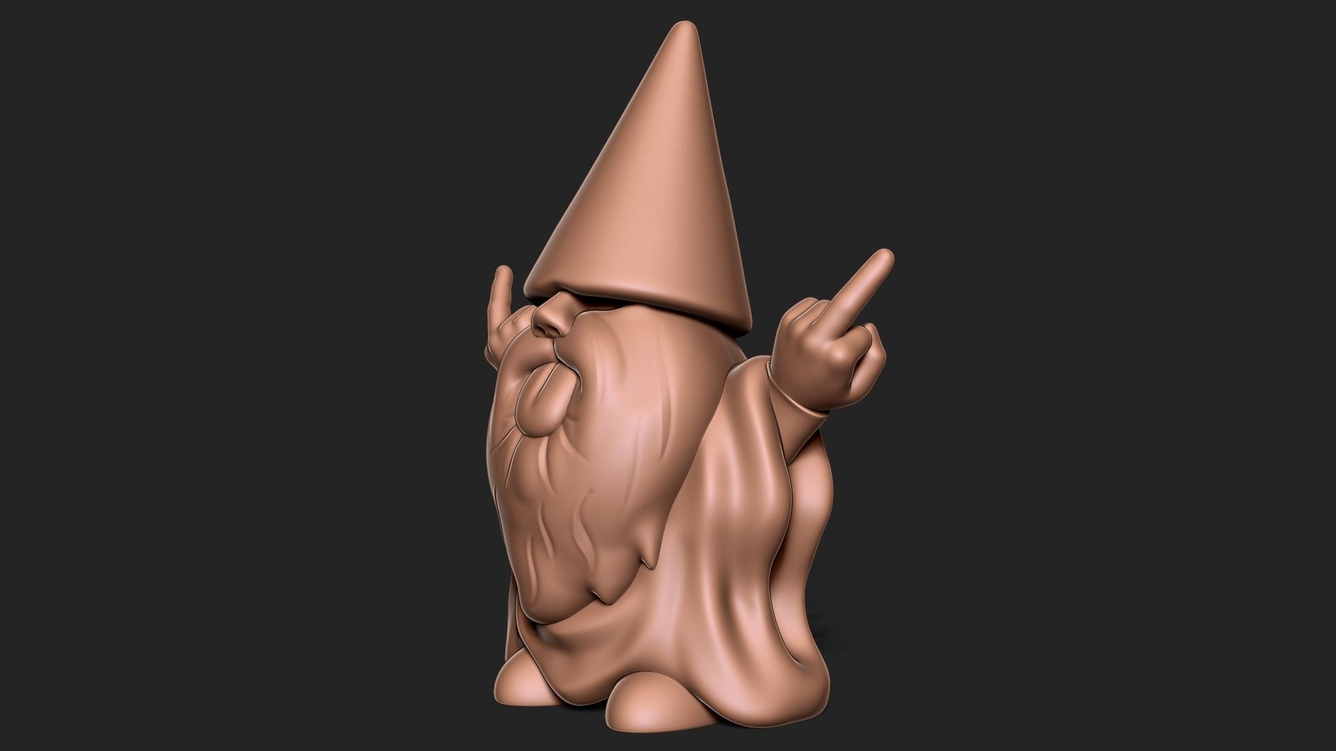 Garden Gnome 3d Model 3d Printable Cgtrader 7115
