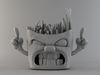 Angry french fries 3D model 3D printable | CGTrader