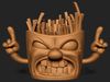Angry french fries 3D model 3D printable | CGTrader