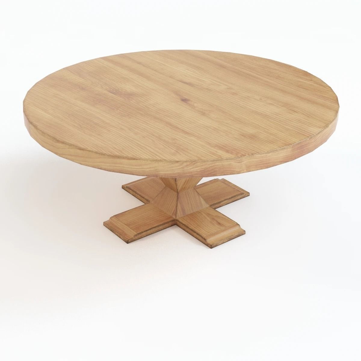 Zig-Zag Pedestal Table 3D model | CGTrader