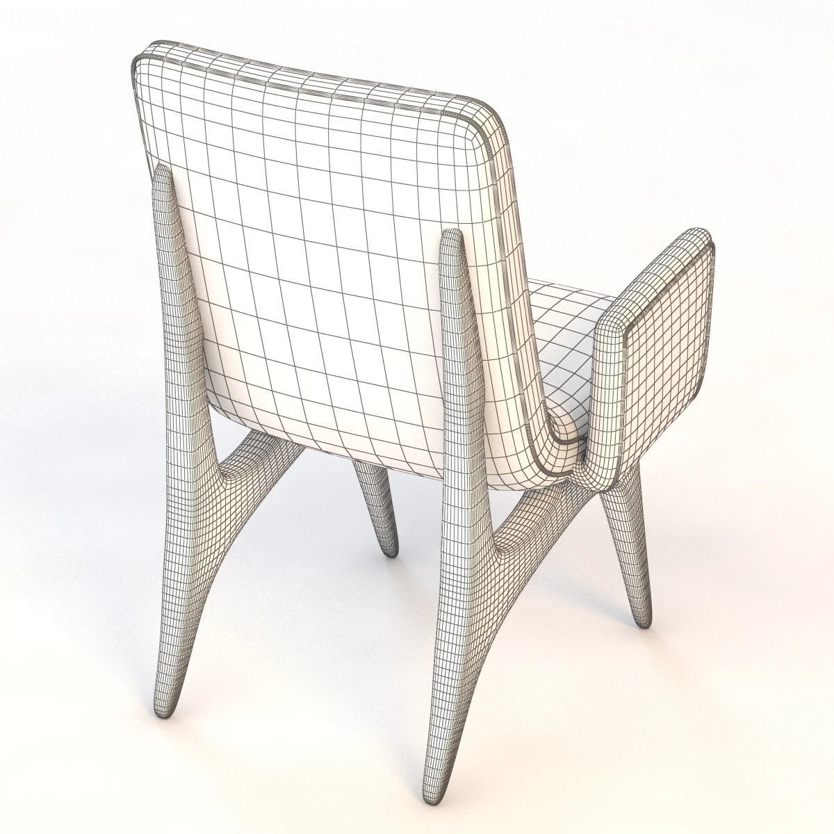 Vladimir Kagan Armchair 3D model | CGTrader