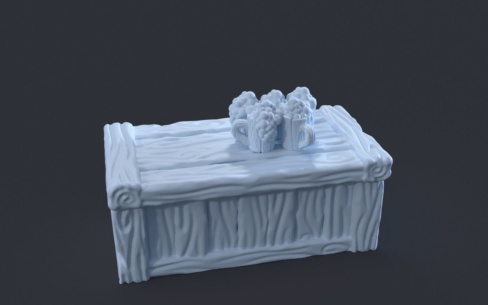 Tavern Furniture DnD Set 3D model 3D printable | CGTrader