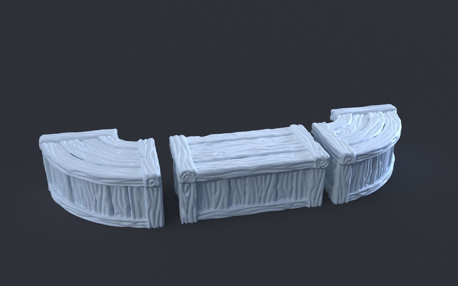Tavern Furniture DnD Set 3D model 3D printable | CGTrader