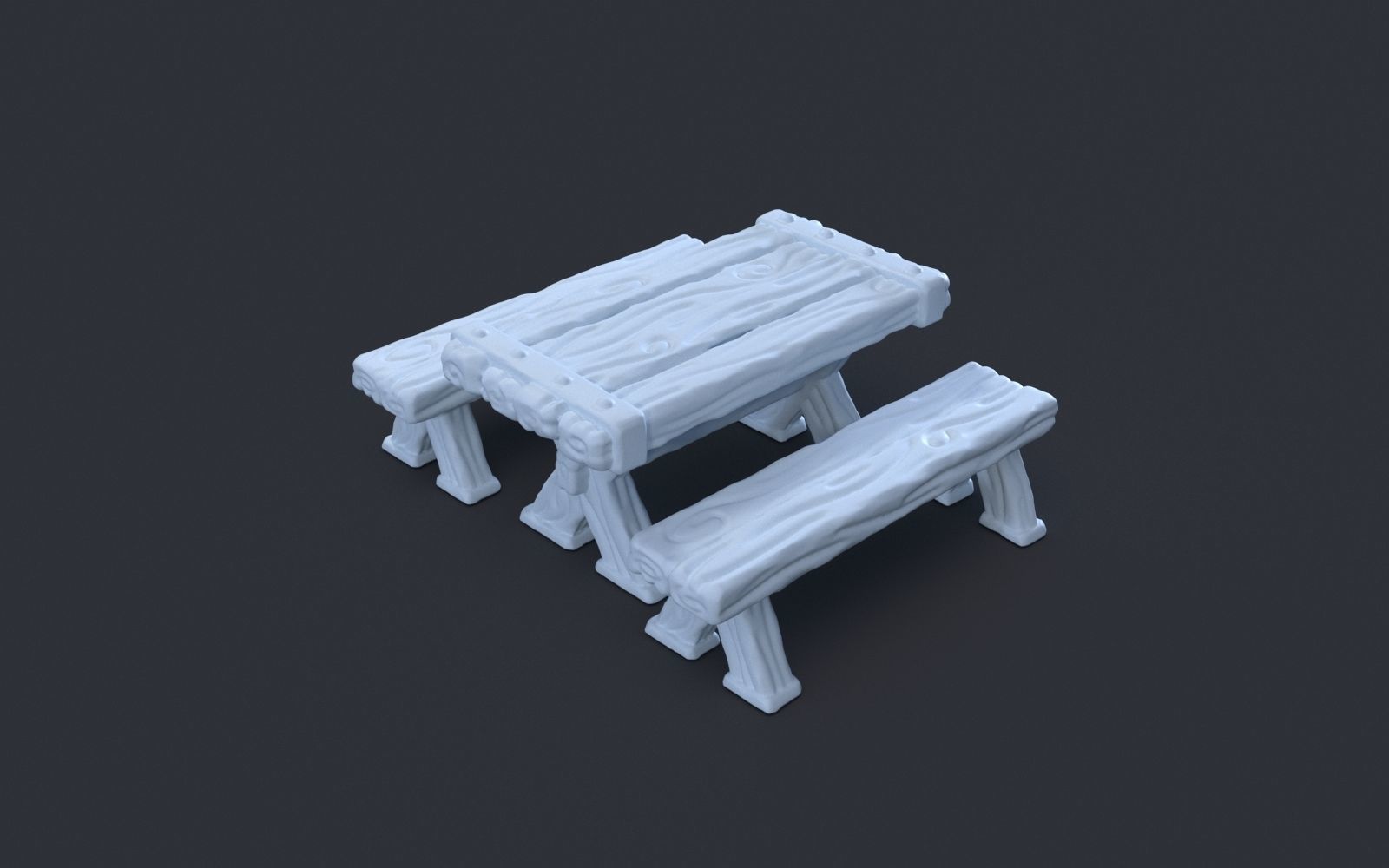 Tavern Furniture DnD Set 3D model 3D printable | CGTrader