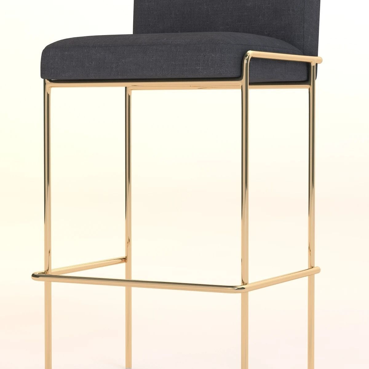 Trolley Bar And Counter Stool 3D model | CGTrader