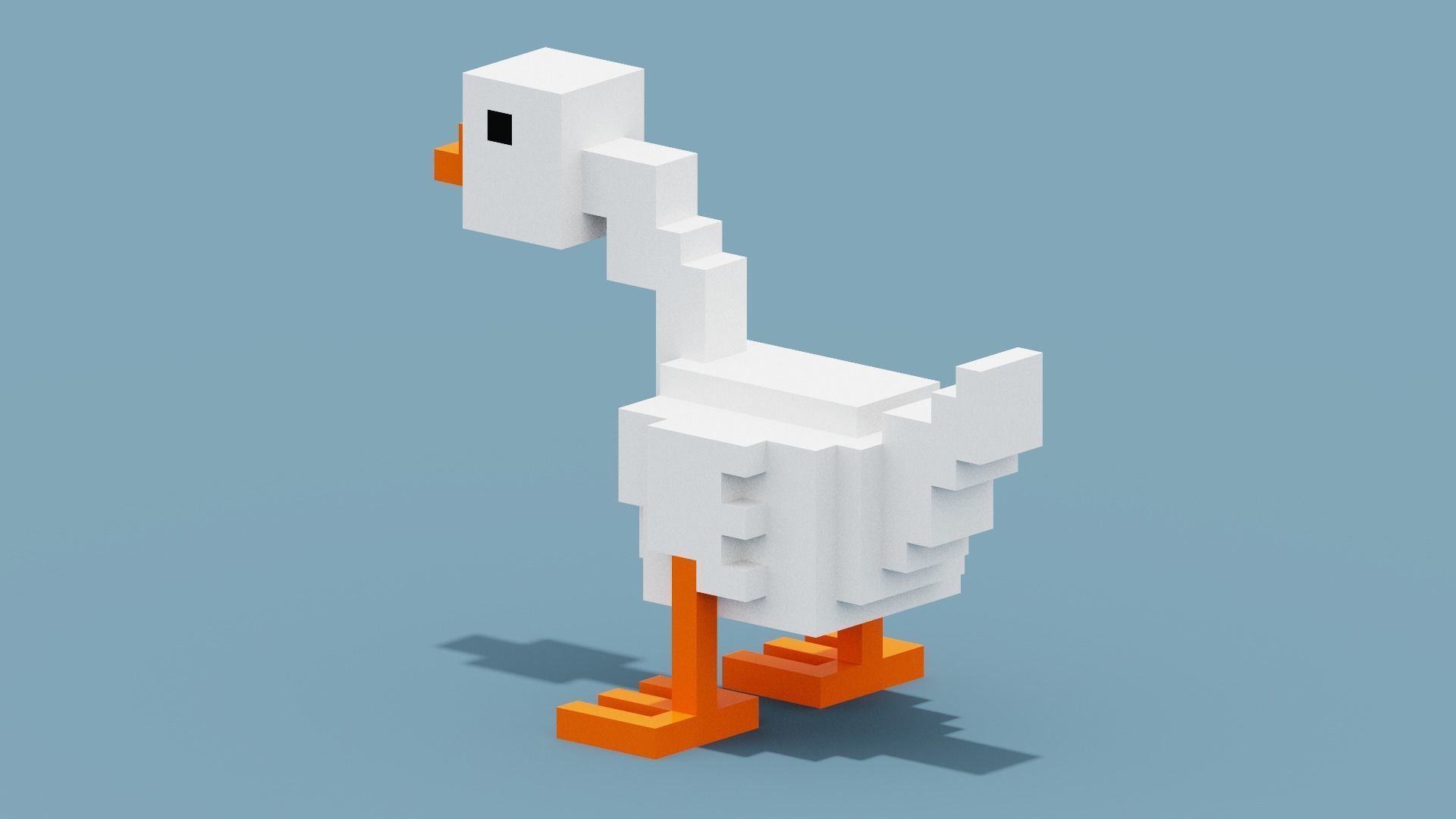 3D model Voxel Goose VR / AR / low-poly | CGTrader