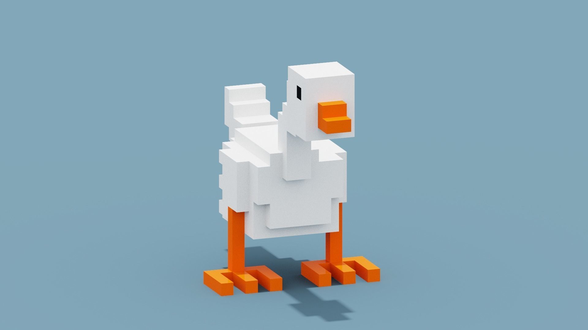 3D model Voxel Goose VR / AR / low-poly | CGTrader