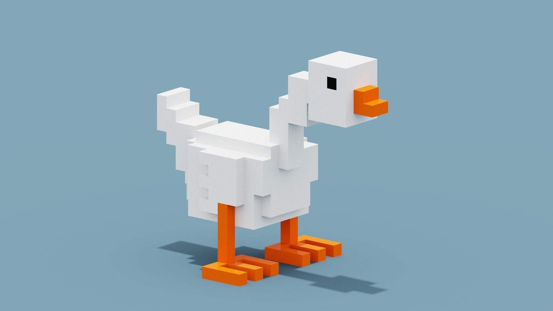 3D model Voxel Goose VR / AR / low-poly | CGTrader