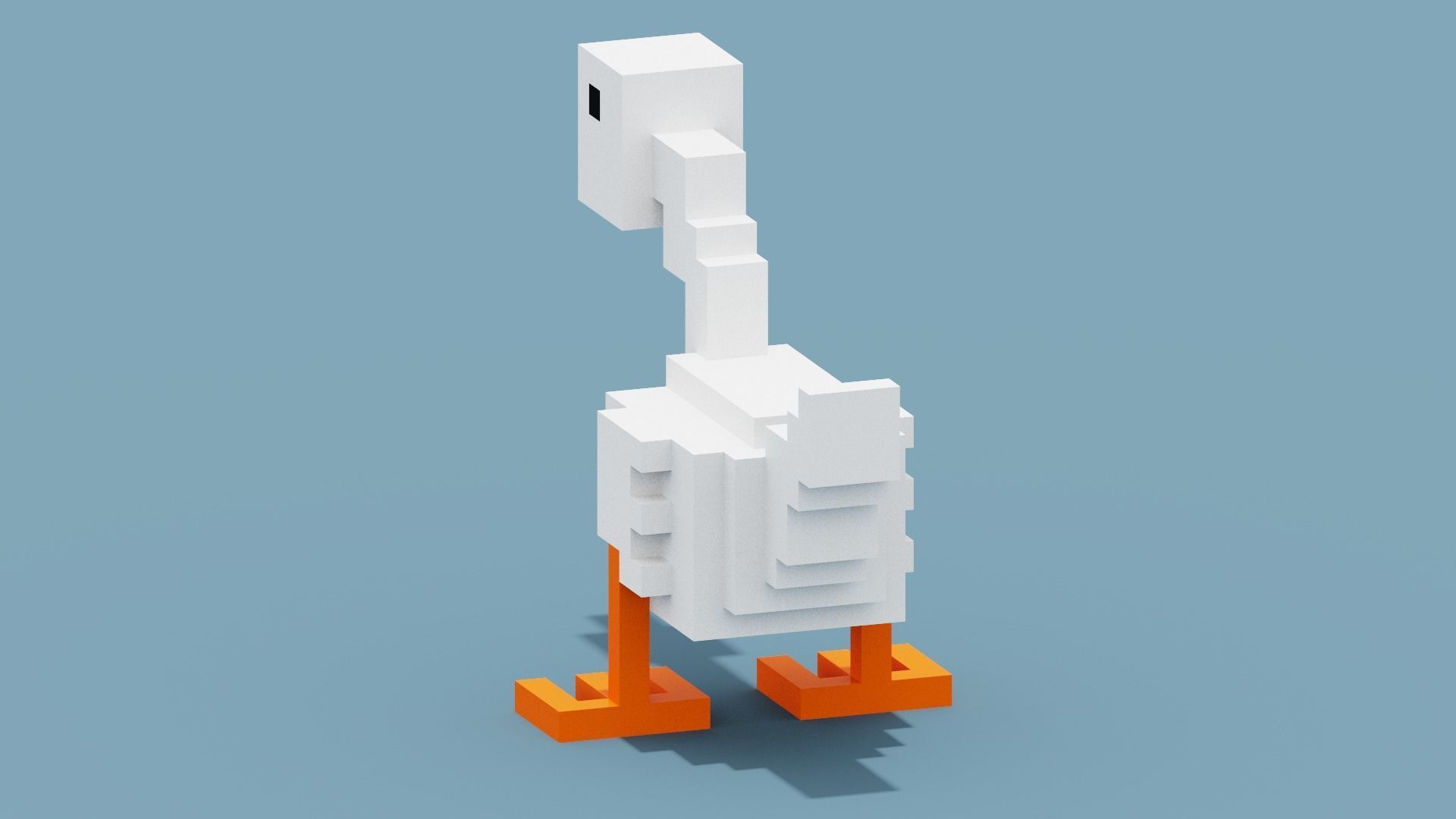 3D model Voxel Goose VR / AR / low-poly | CGTrader