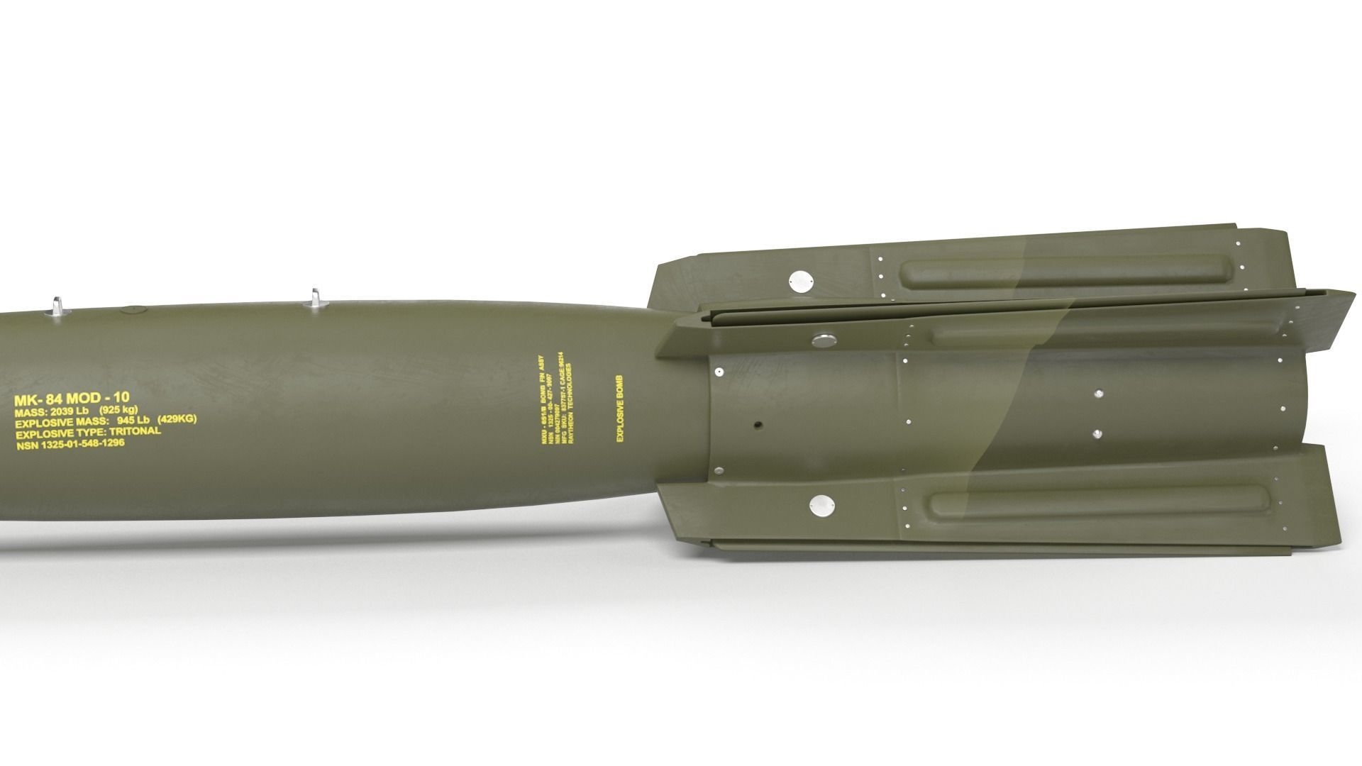 GBU-10 Paveway II Laser Guided Bomb 3D model | CGTrader