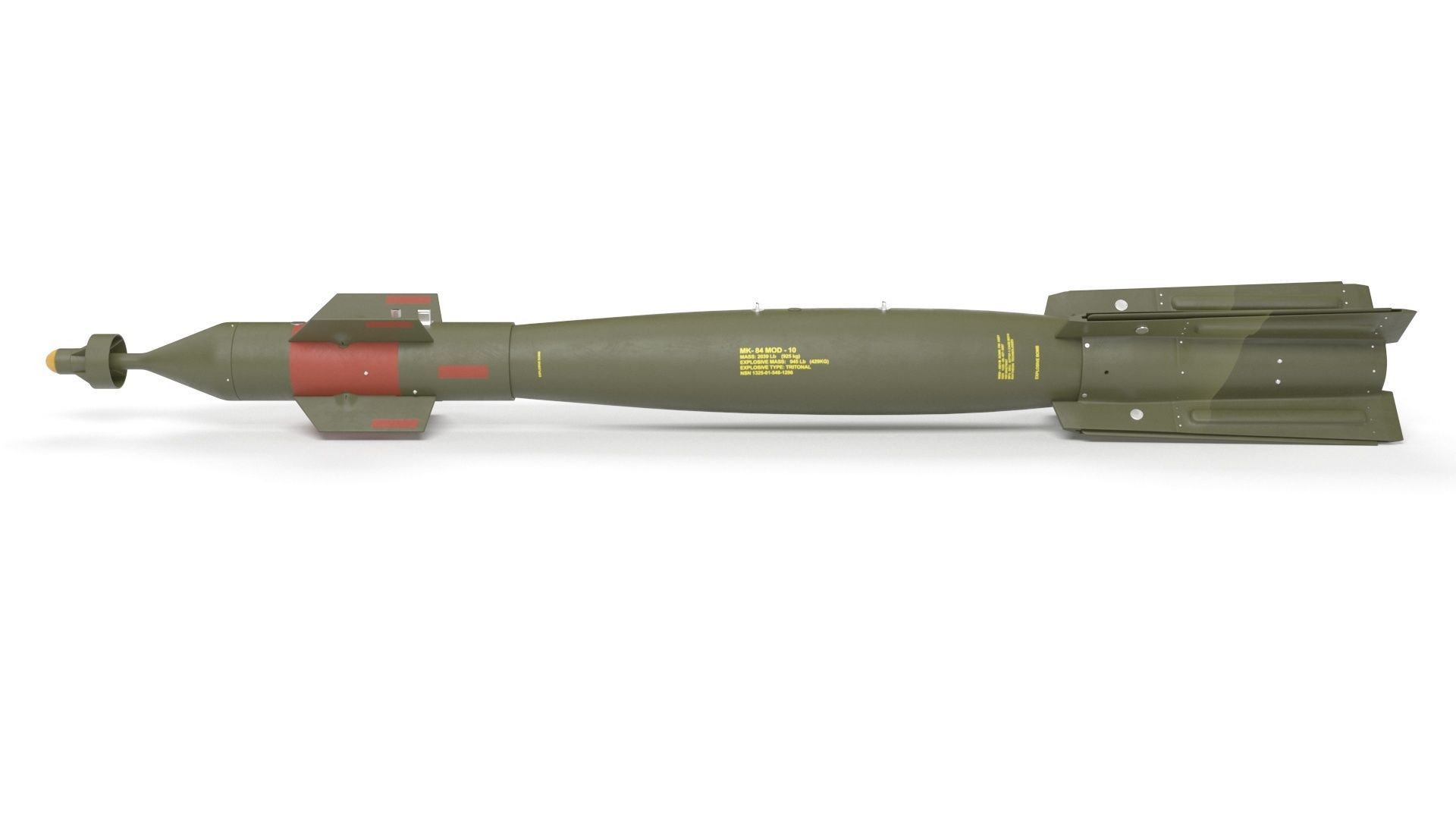 GBU-10 Paveway II Laser Guided Bomb 3D model | CGTrader