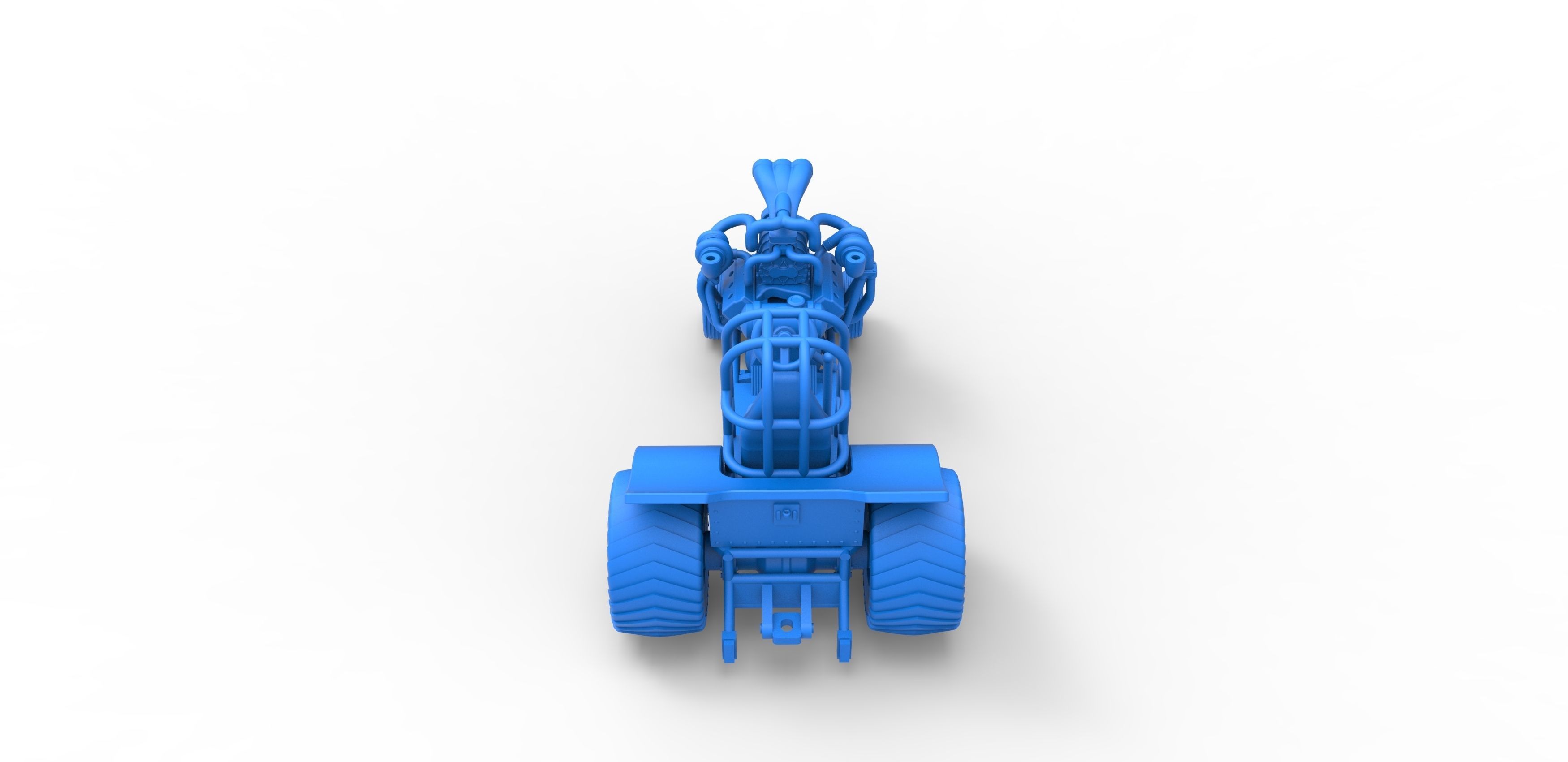 Mini Rod pulling tractor 7 Scale 1 to 25 3D model 3D printable | CGTrader