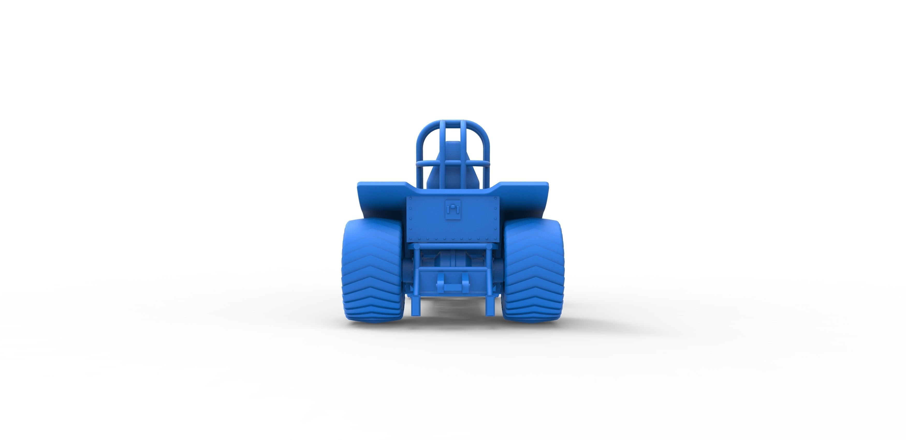 Mini Rod pulling tractor 7 Scale 1 to 25 3D model 3D printable | CGTrader