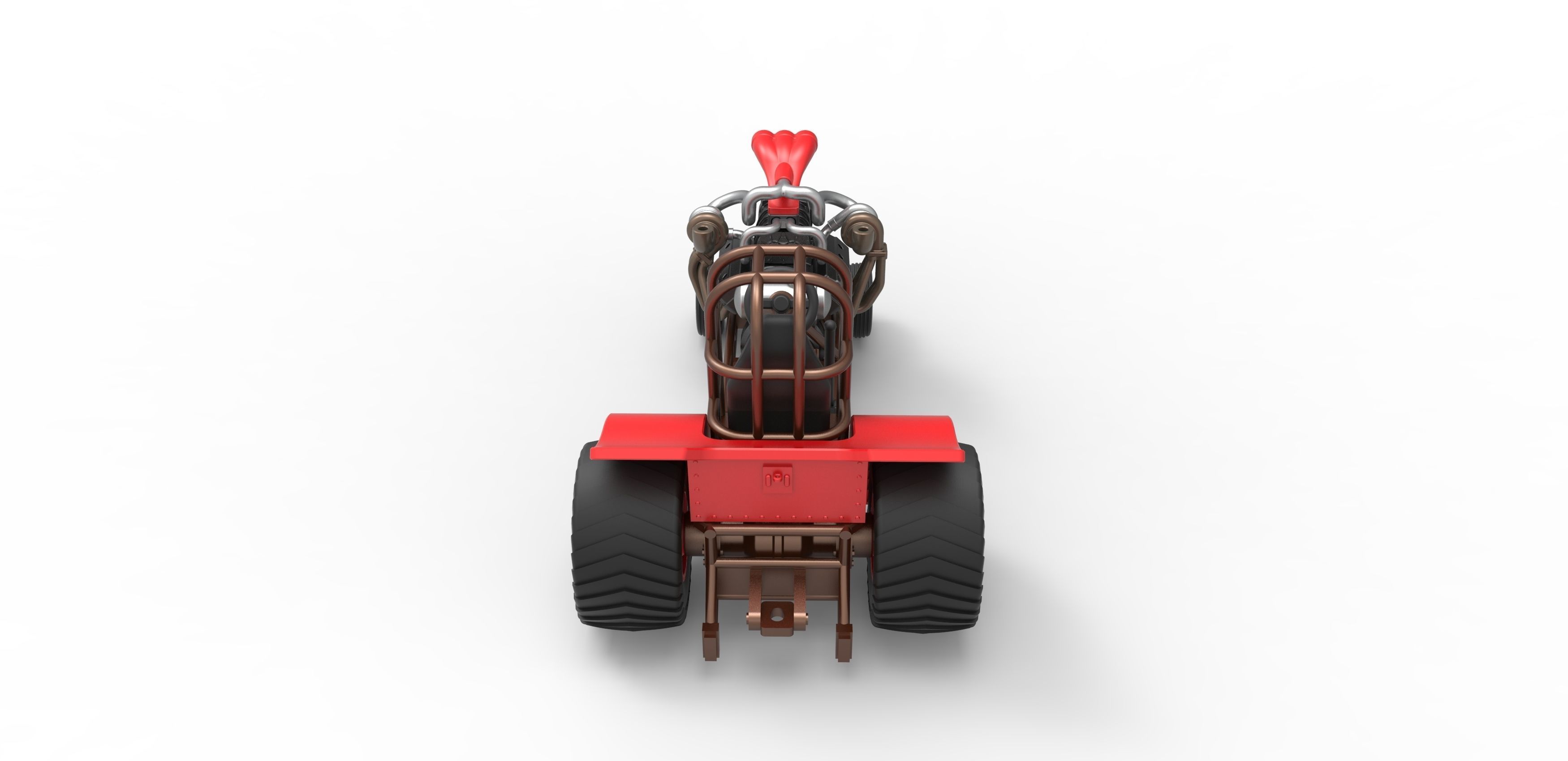 Mini Rod pulling tractor 7 Scale 1 to 25 3D model 3D printable | CGTrader