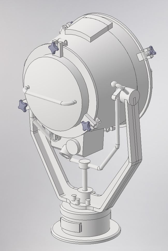 Search light 3D print model 3D model 3D printable | CGTrader