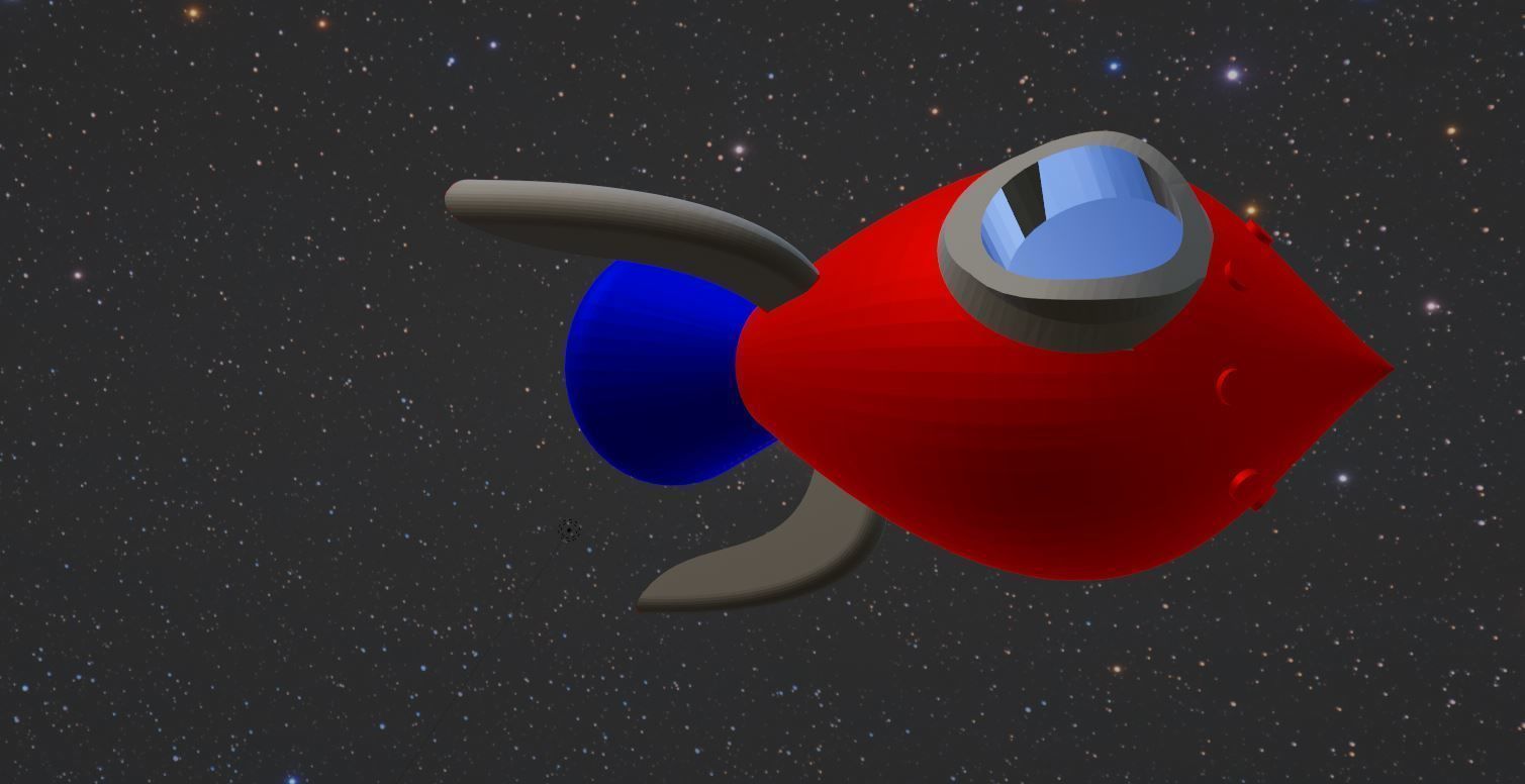 Alien Rocket free VR / AR / low-poly 3D model | CGTrader