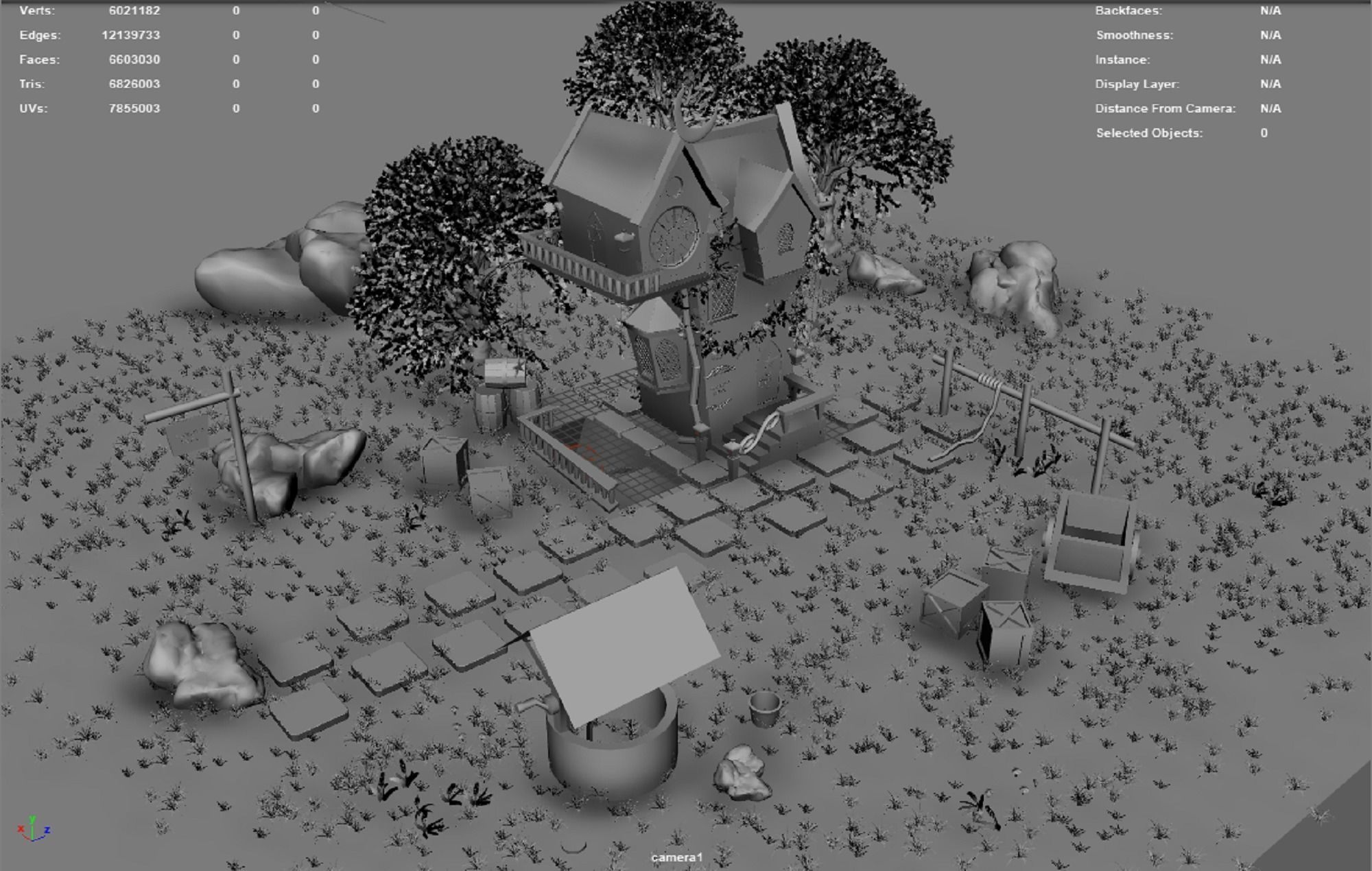 A Beautiful Arcane House 3D model | CGTrader