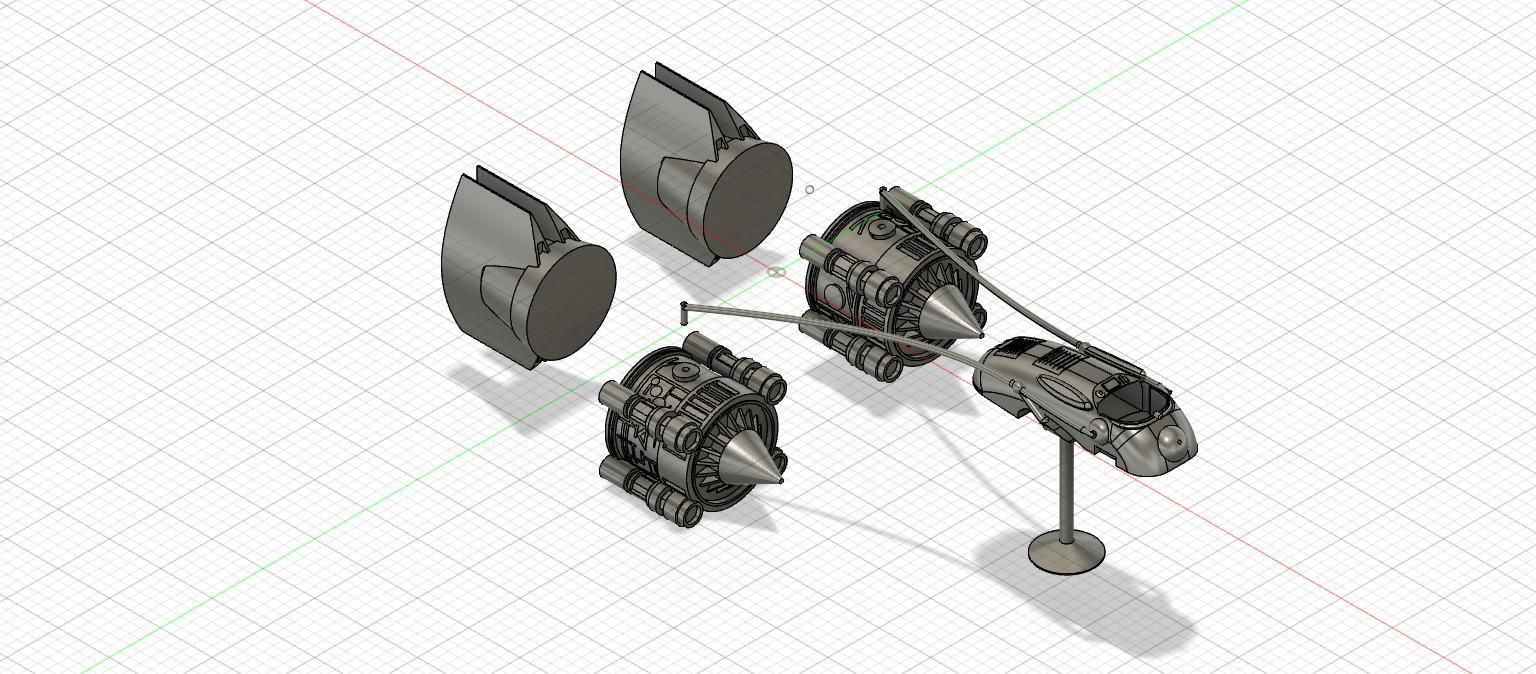 Gasganos POD RACER 3D model 3D printable | CGTrader