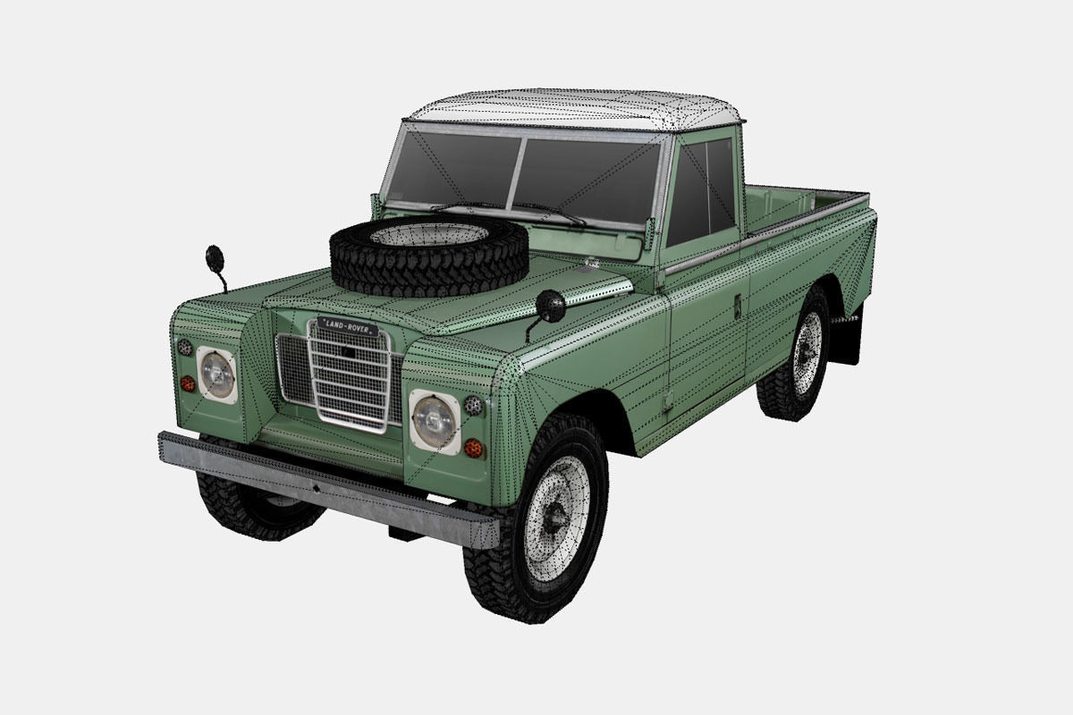 3D model Land Rover series III 1971 VR / AR / low-poly | CGTrader