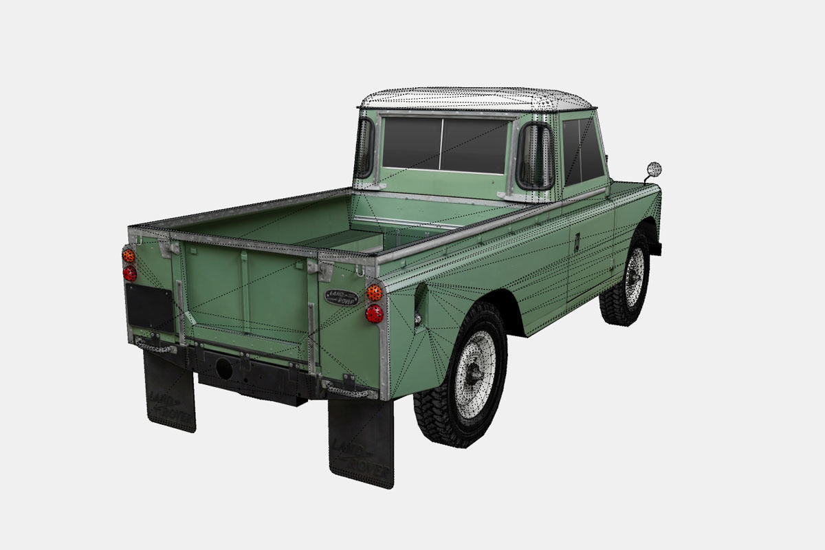 3D model Land Rover series III 1971 VR / AR / low-poly | CGTrader