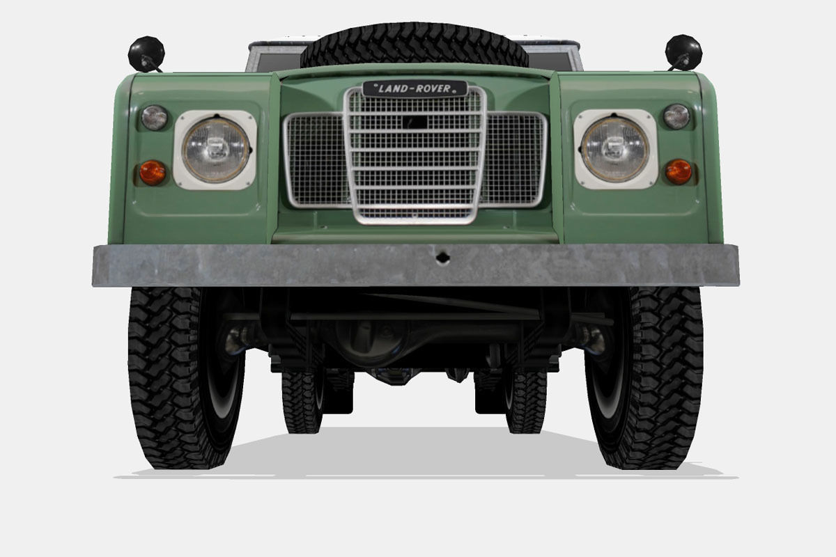 3D model Land Rover series III 1971 VR / AR / low-poly | CGTrader