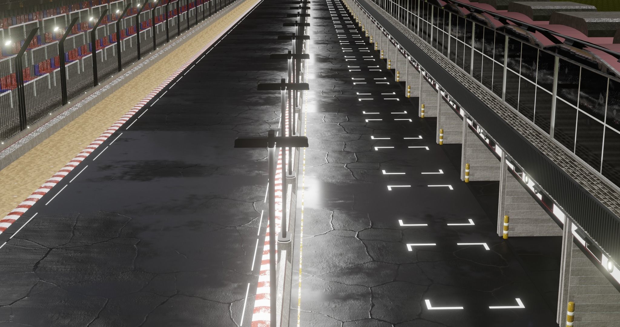 3D model Asset Race Track VR / AR / low-poly | CGTrader