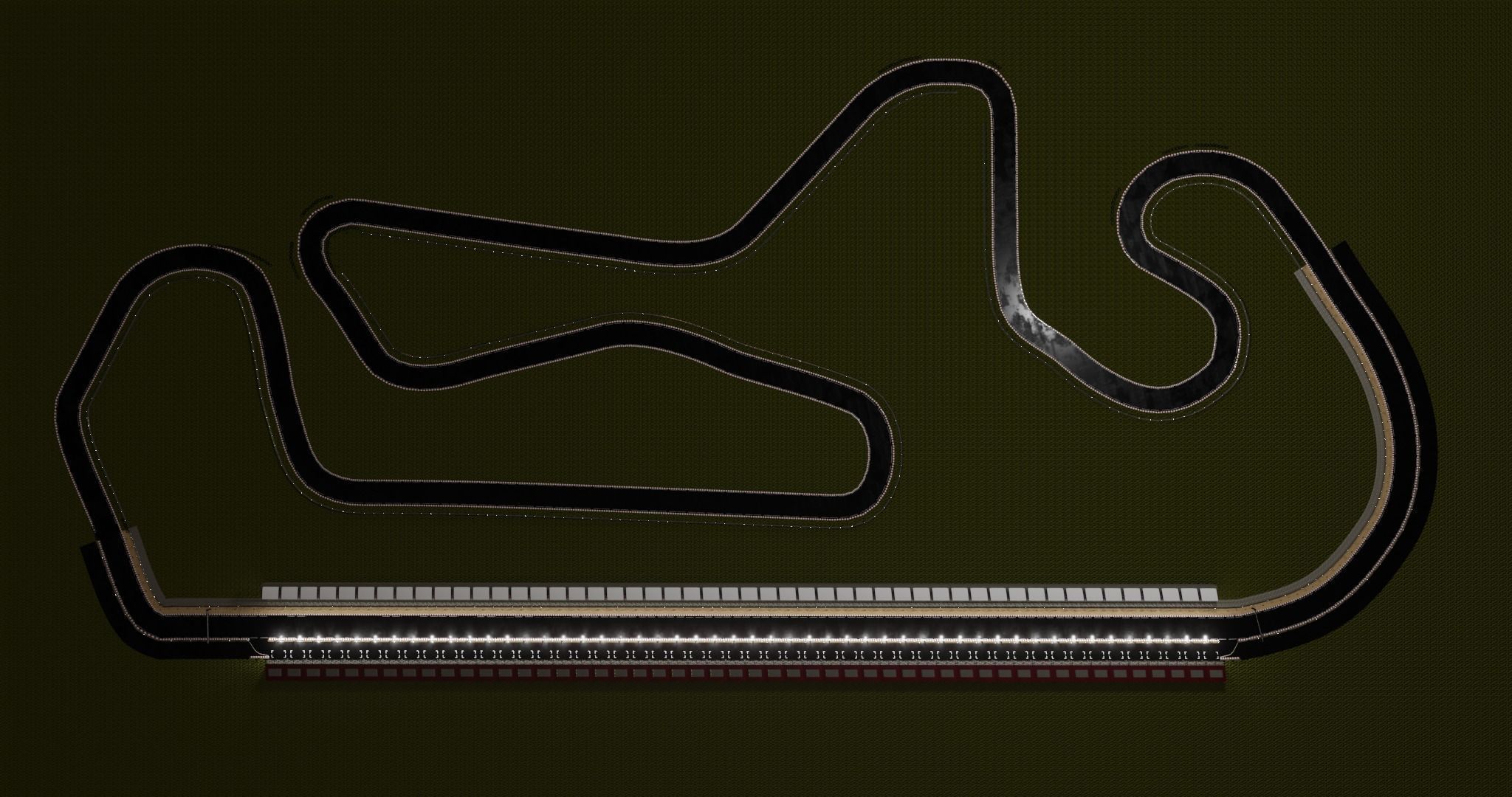 3D model Asset Race Track VR / AR / low-poly | CGTrader