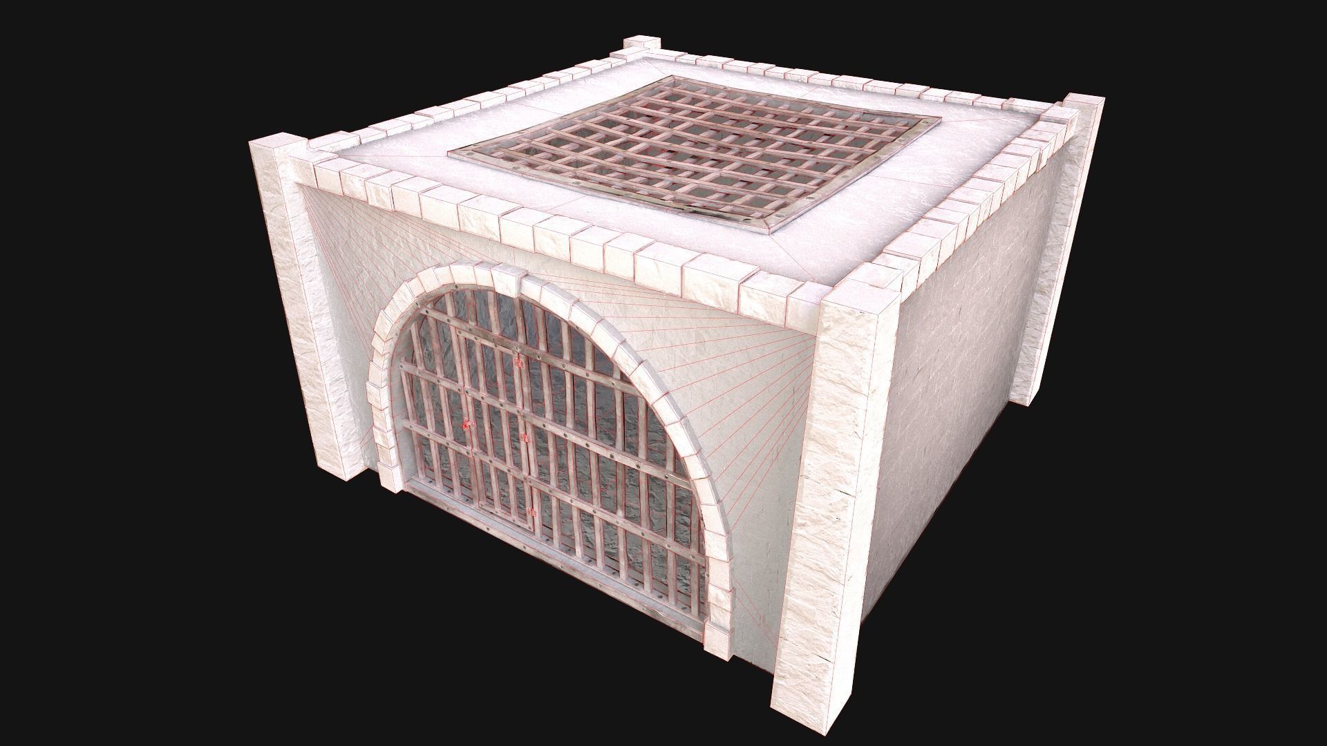 3D model Medieval Prison Cell Aviary VR / AR / low-poly | CGTrader