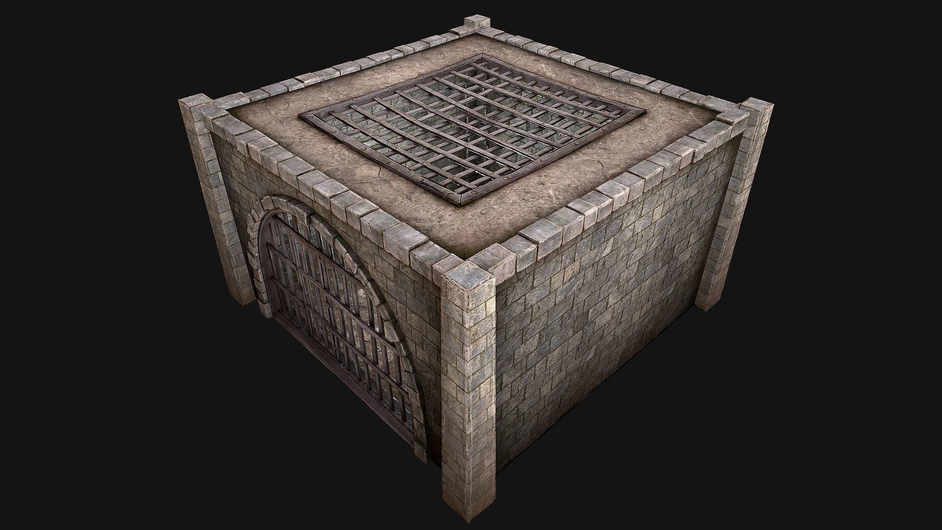 3D model Medieval Prison Cell Aviary VR / AR / low-poly | CGTrader