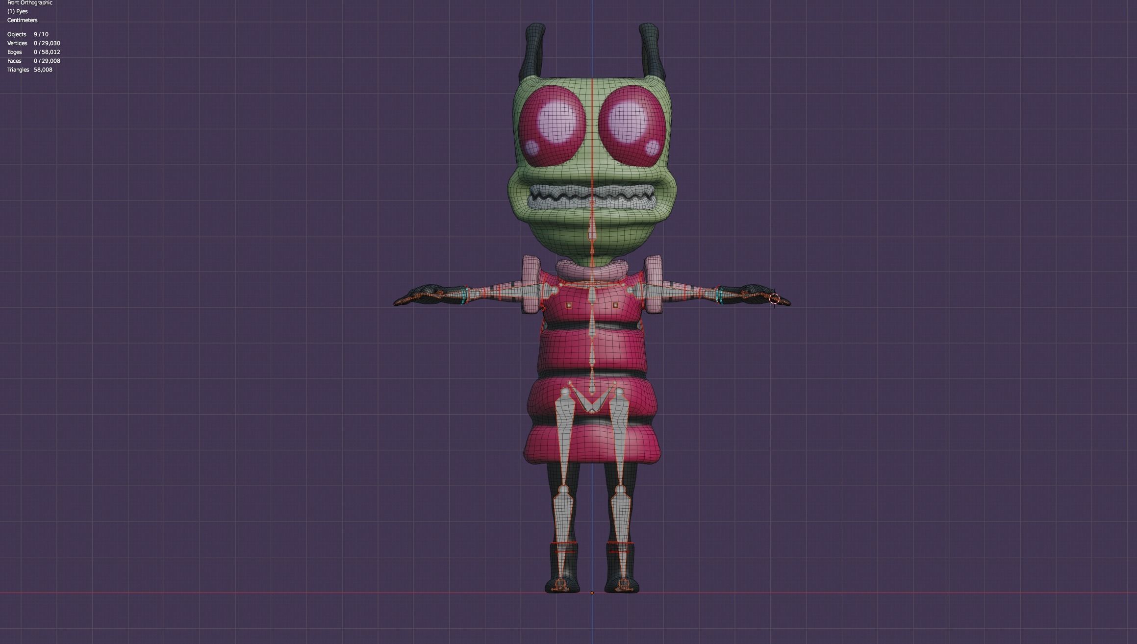 3D model Invader Zim VR / AR / low-poly | CGTrader