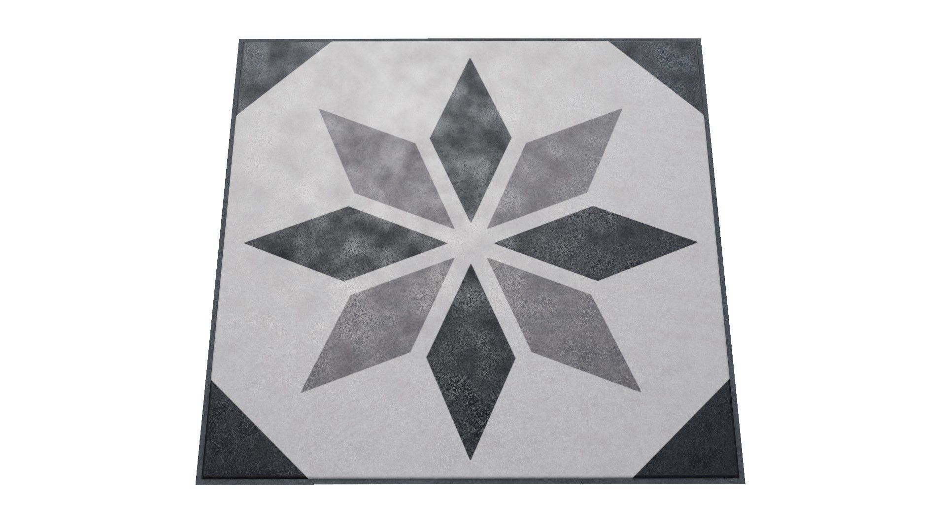 3D model Bathroom Floor Tile 3D Model VR / AR / low-poly | CGTrader