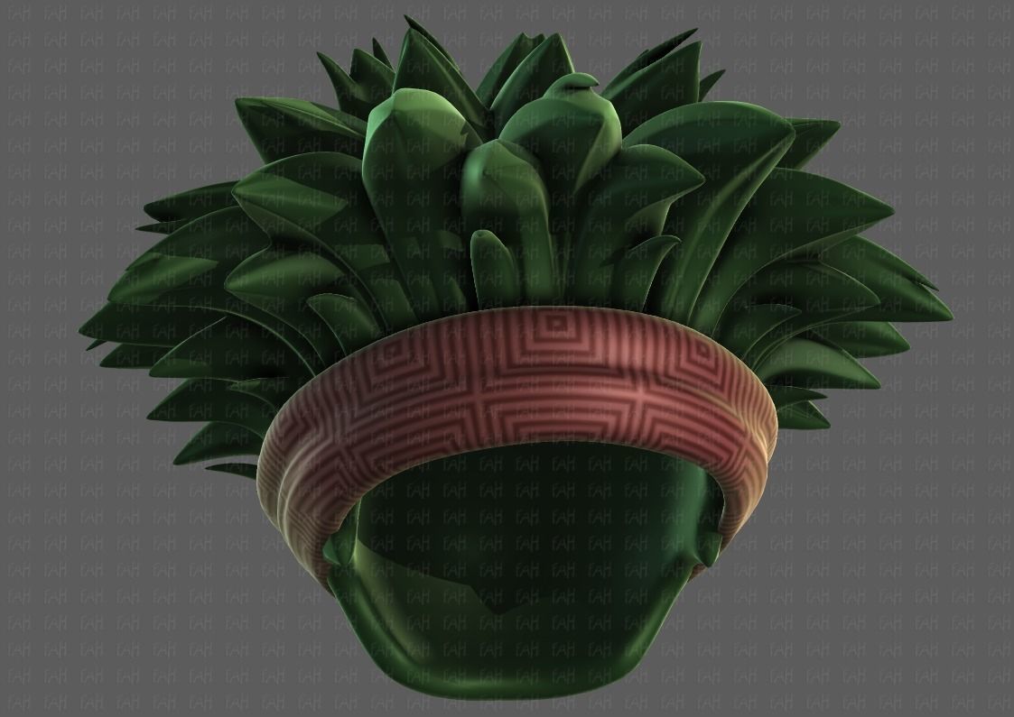 3D model 3D Hair style for boy V98 VR / AR / low-poly | CGTrader