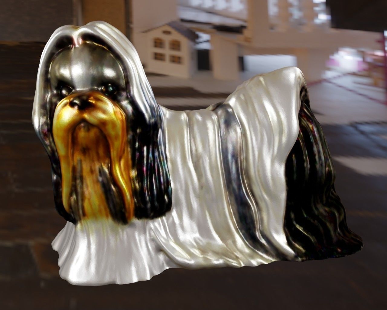 Shih Tzu 3D model 3D printable | CGTrader