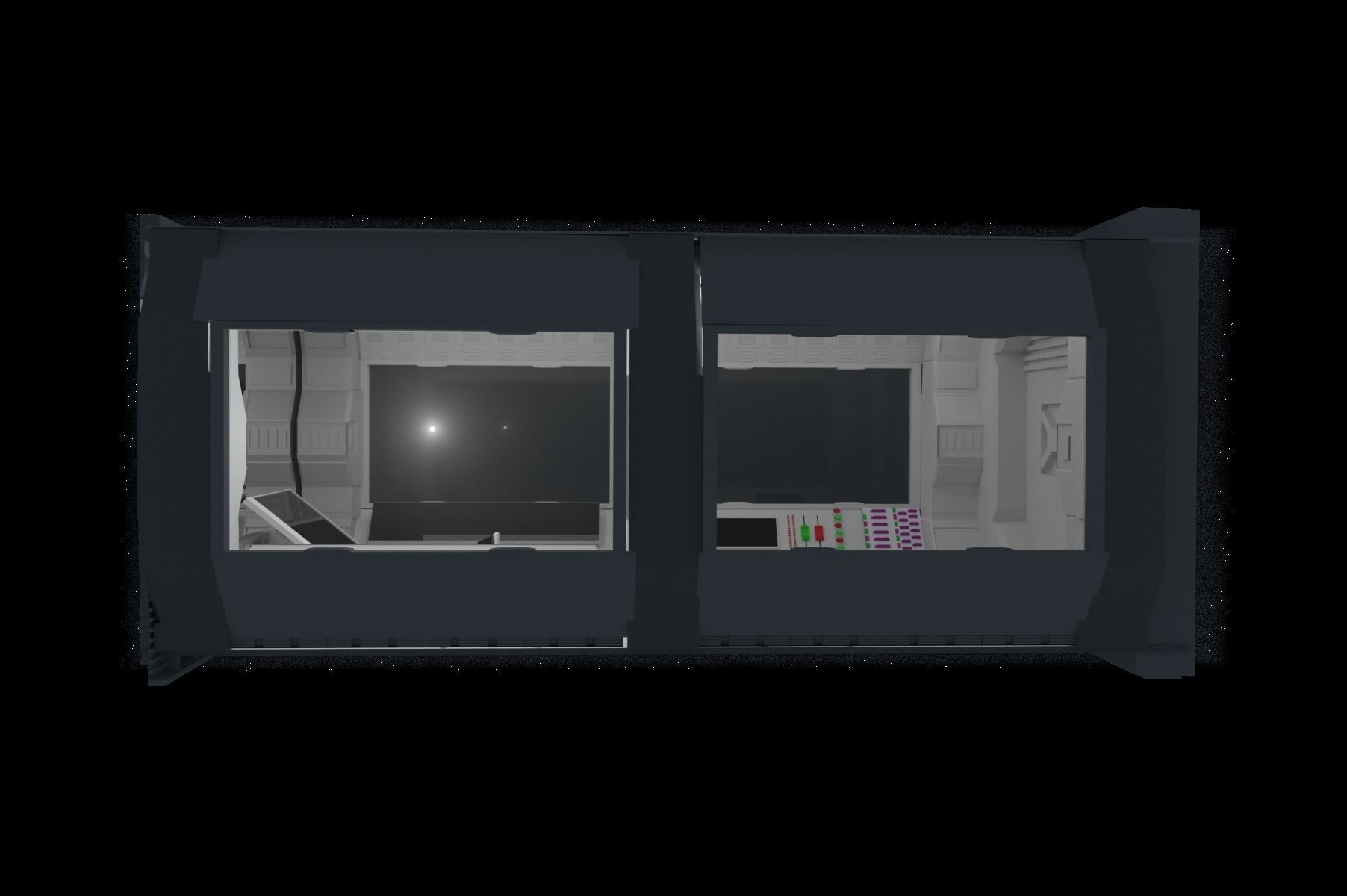 3D model Space cabin VR / AR / low-poly | CGTrader