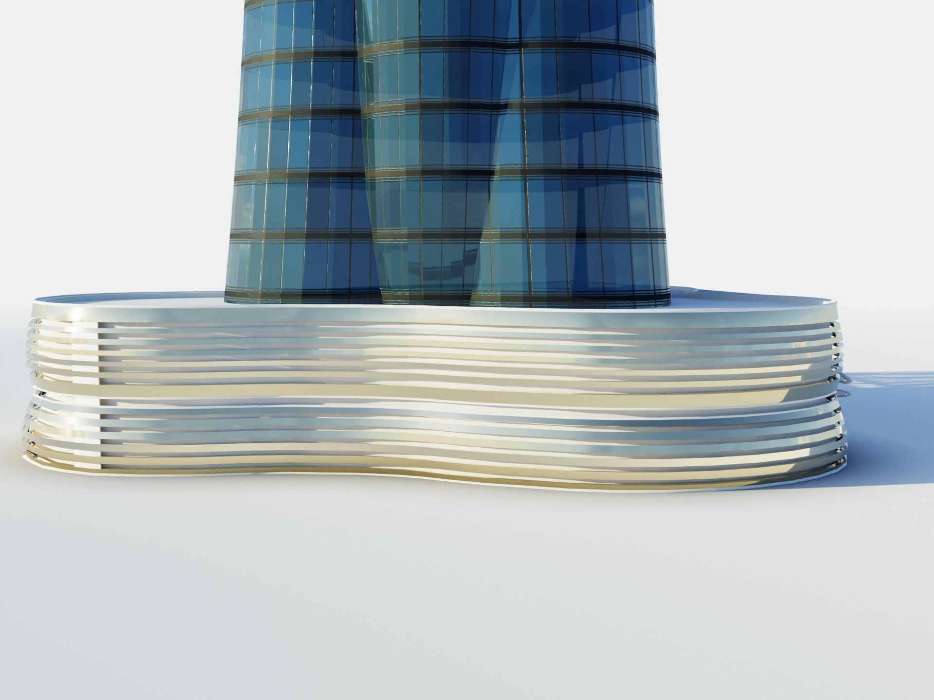 3D model Qiib tower - Qatar doha VR / AR / low-poly | CGTrader