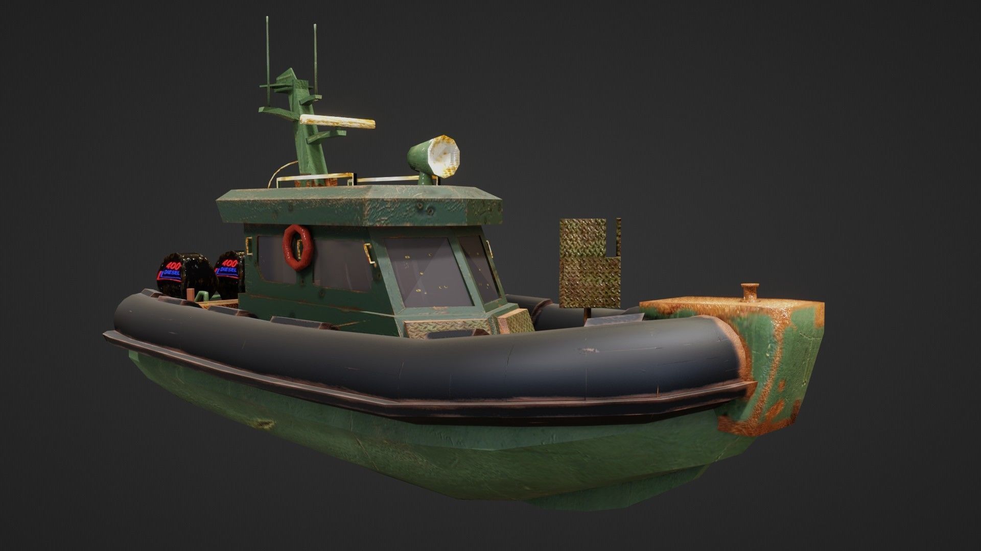 3D model military rhib for games VR / AR / low-poly | CGTrader